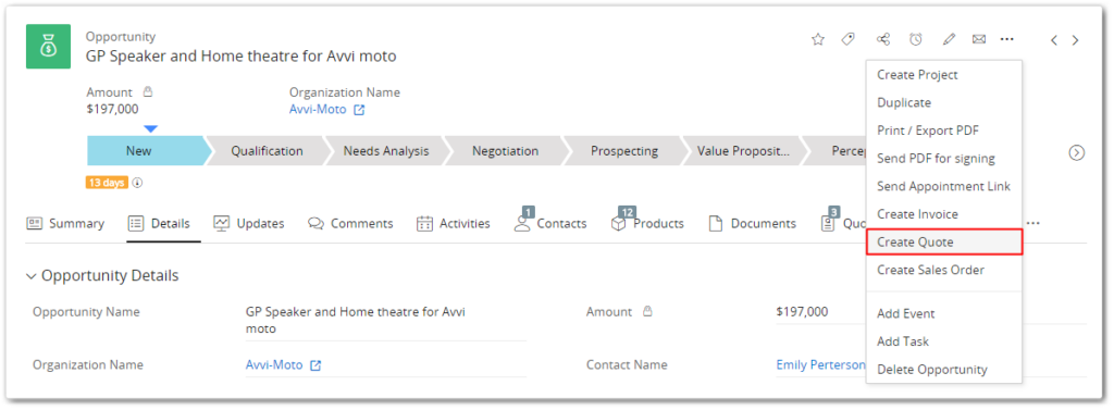 Improve forecasting accuracy with opportunity line items - Vtiger CRM Blog