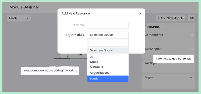 Vtap Module Designer Our Low Code Platform To Make The Crm Your Own Vtiger Crm Blog