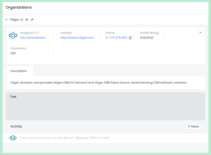 VTAP Module Designer - Our low code platform to make the CRM your own ...