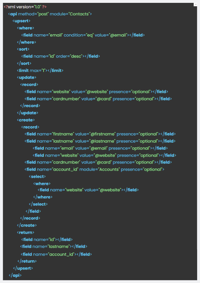 Vtiger CRM Blog » Getting Started with VTAP API Designer – Part 2
