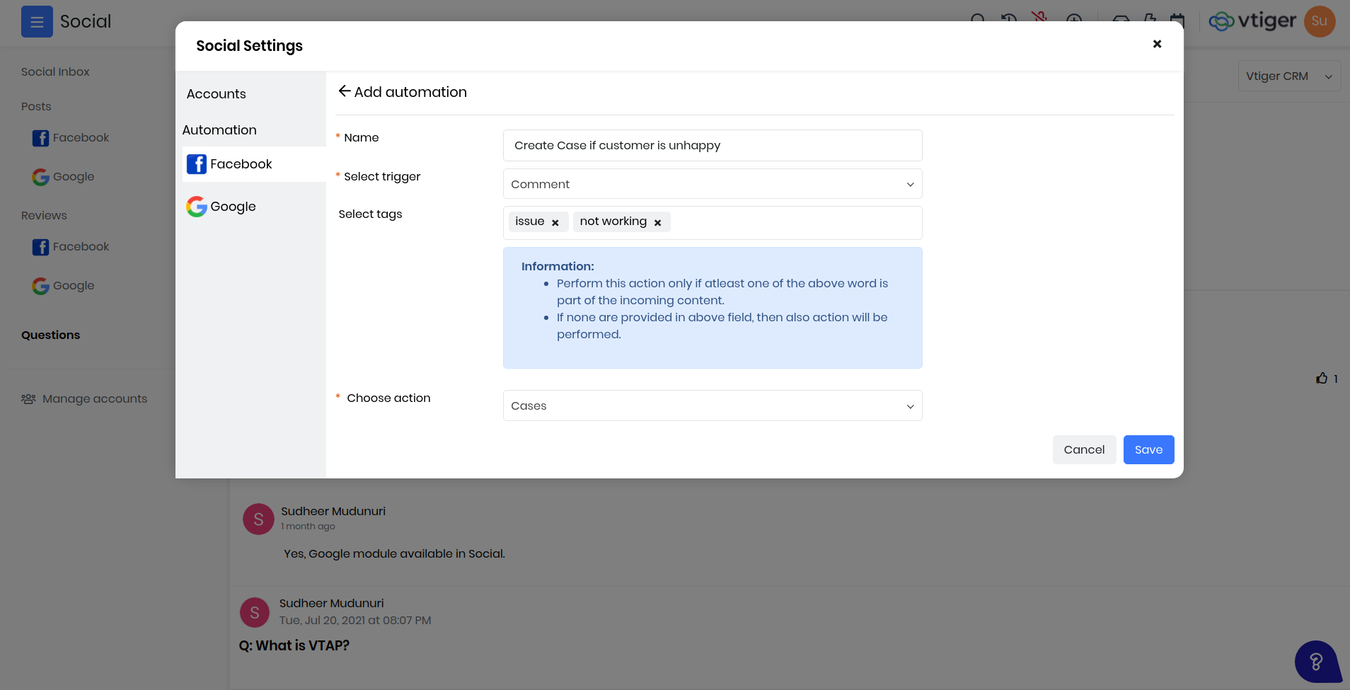 Vtiger CRM Blog » Vtiger Social Module: Bring your Social Media ...