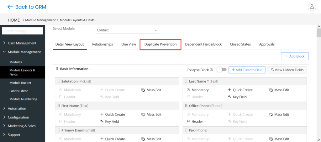 Big Little Things Duplicate Prevention Vtiger Crm Blog