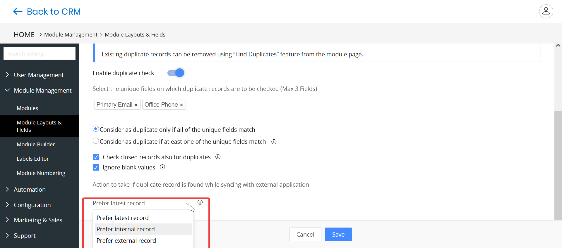 Vtiger Crm Blog Big Little Things Duplicate Prevention