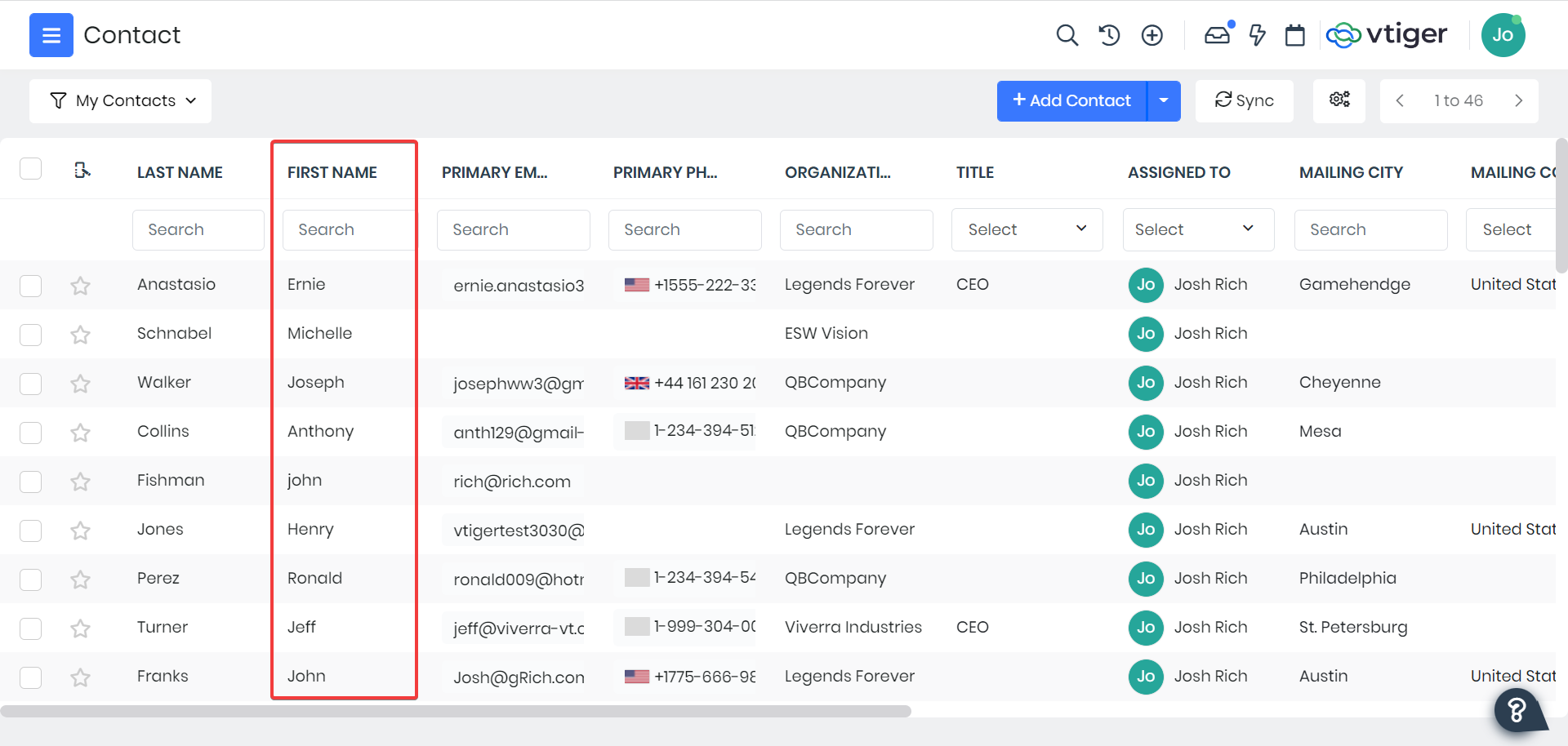 Big Little Things: Manage Columns - Vtiger CRM Blog