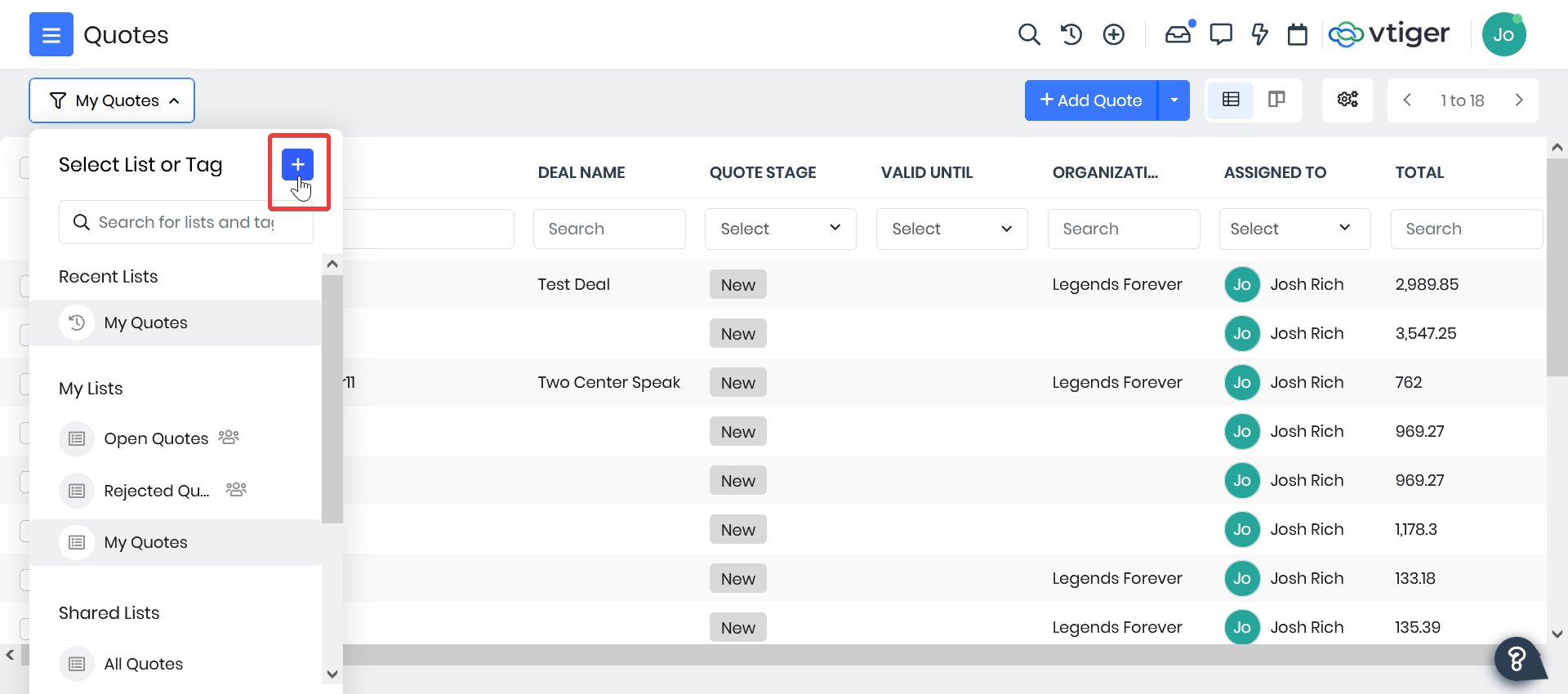 Vtiger CRM Blog » Big Little Things – The Follow Feature