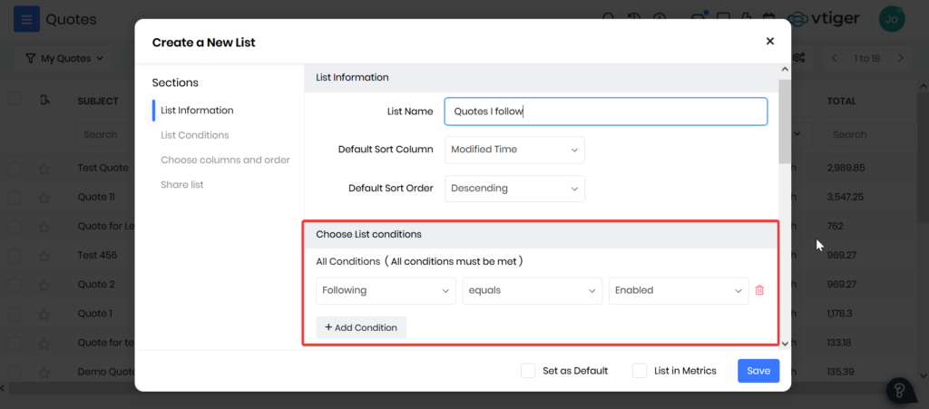Big Little Things - The Follow Feature - Vtiger CRM Blog
