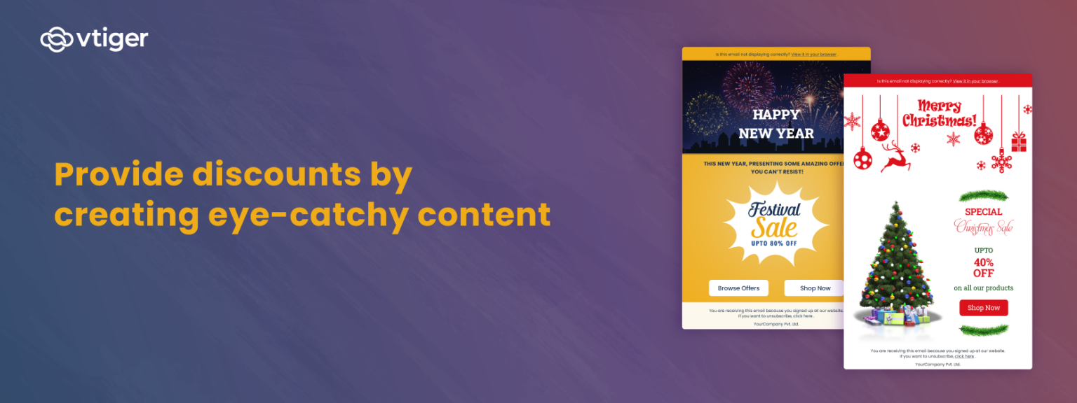 Run Holiday Campaigns Smartly with Vtiger Email Templates - Vtiger CRM Blog