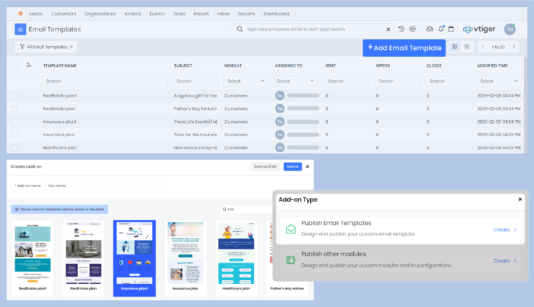 Customer Service made easy with Professional Email Templates - Vtiger ...