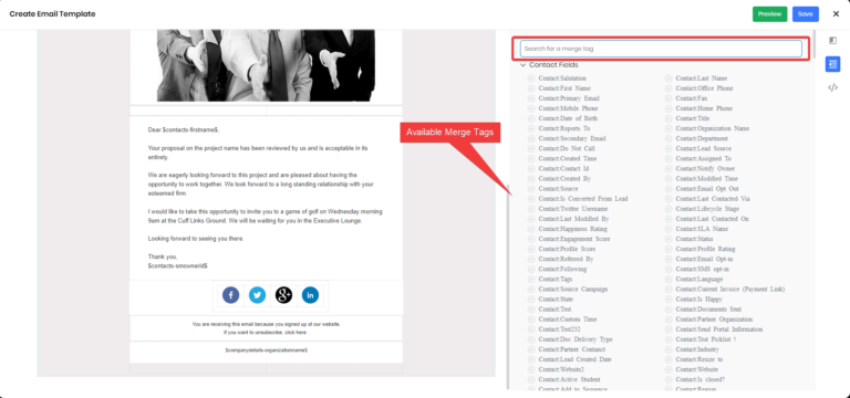Big Little Things - Merge Tags - Vtiger CRM Blog