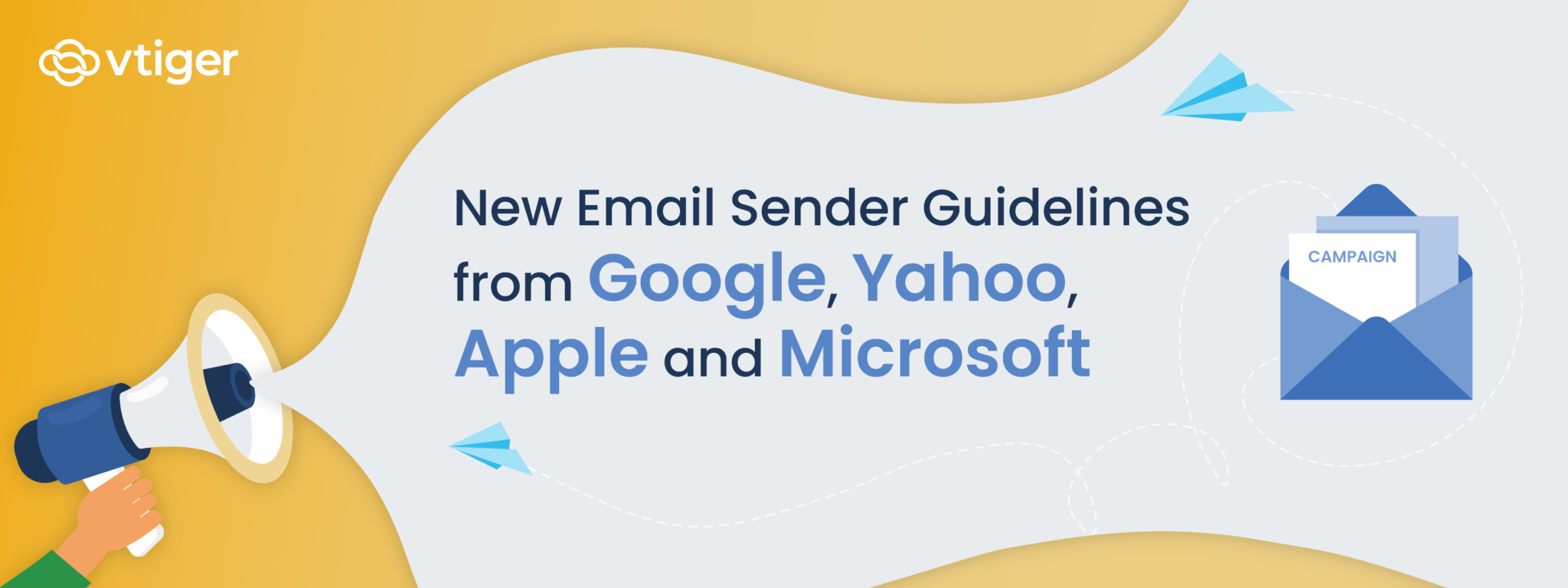 Google、Yahoo、Apple、Microsoft 送信者ガイドライン：メールの認証でメールの配信率を最適化 - Vtiger CRM ブログ
