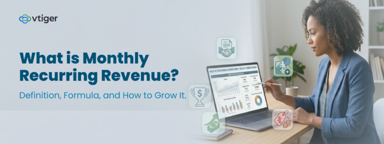 What Is Monthly Recurring Revenue (MRR)? Formula, Types | Vtiger